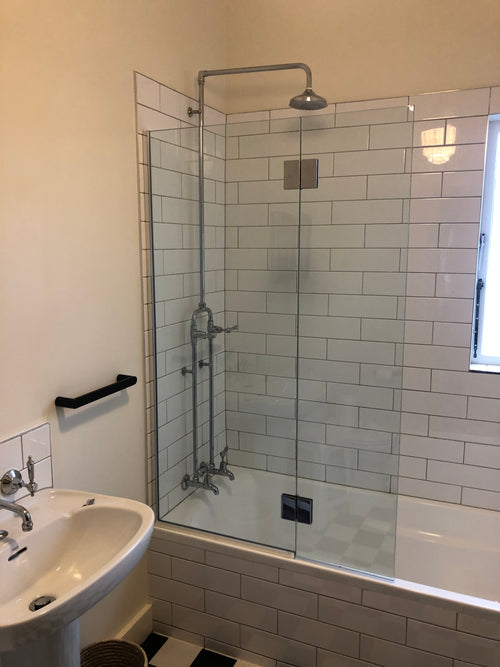 Frameless Glass Bath Screens – Shower Solutions